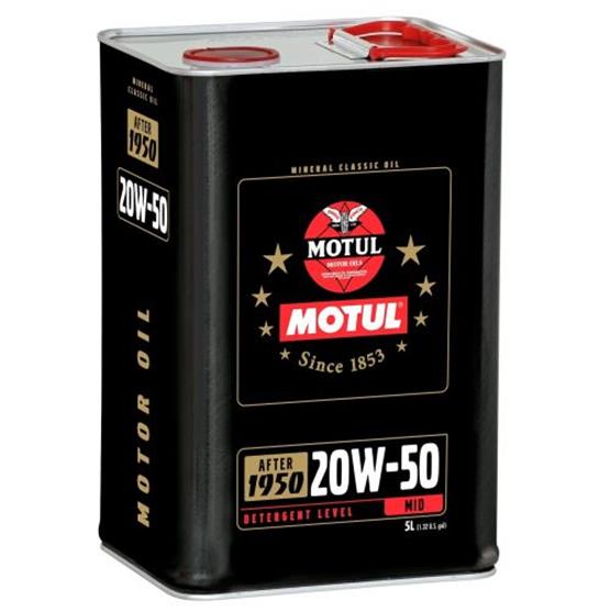 Huile moteur - motul - 20w50 5 litres - 00004320929